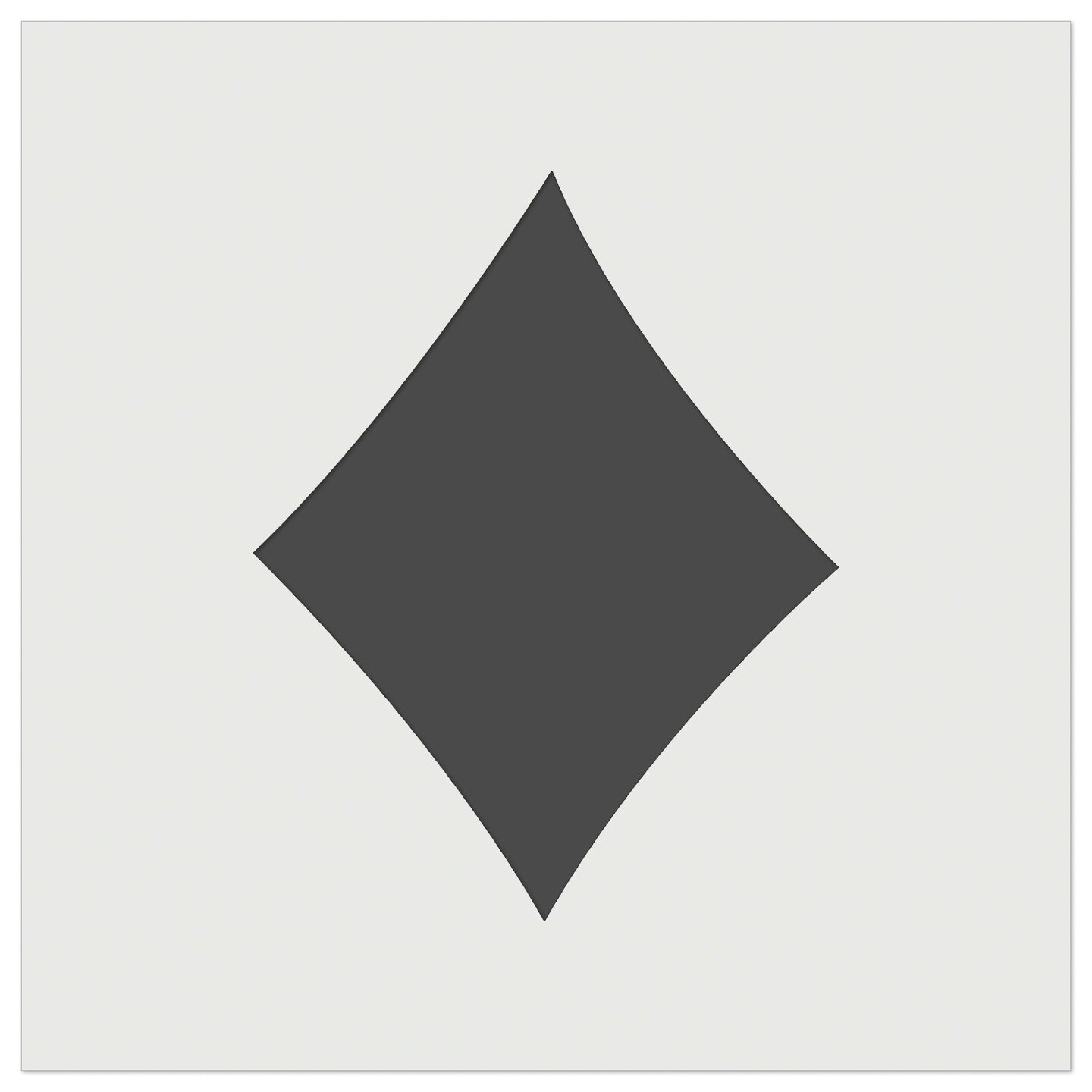 Card Suit Diamonds Wall Cookie DIY Craft Reusable Stencil | Michaels