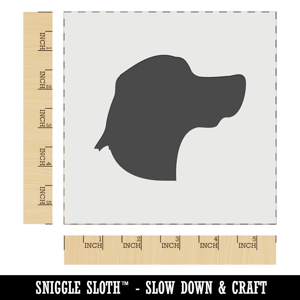 Beagle Face Profile Solid Wall Cookie DIY Craft Reusable Stencil | Michaels