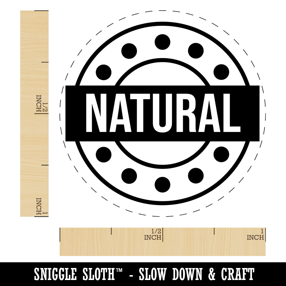 Natural Label Self-Inking Rubber Stamp for Stamping Crafting Planners ...