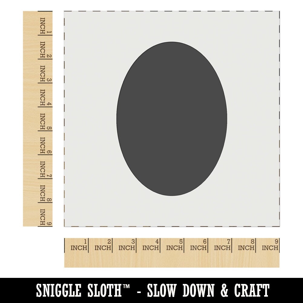 Oval Solid Wall Cookie DIY Craft Reusable Stencil | Michaels