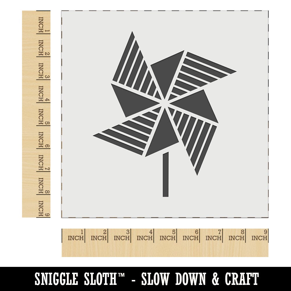 Striped Pinwheel Wall Cookie DIY Craft Reusable Stencil | Michaels