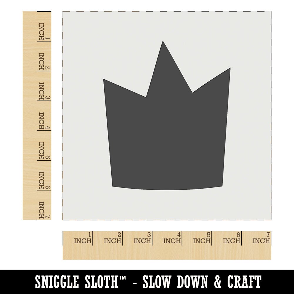 Silly Crown Wall Cookie DIY Craft Reusable Stencil | Michaels