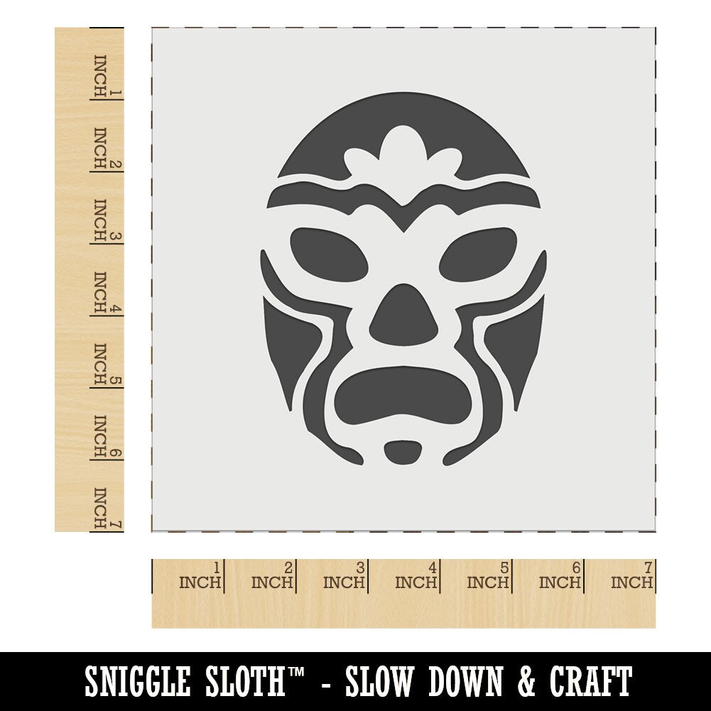 Luchador Mexican Wrestler Mask Lucha Libre Wall Cookie DIY Craft ...