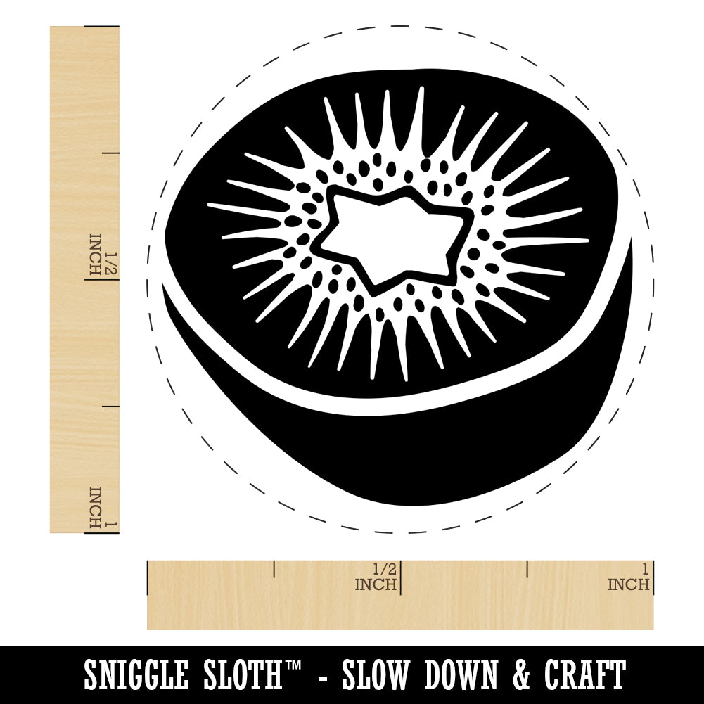 Kiwi Fruit Drawing Self-Inking Rubber Stamp for Stamping Crafting ...
