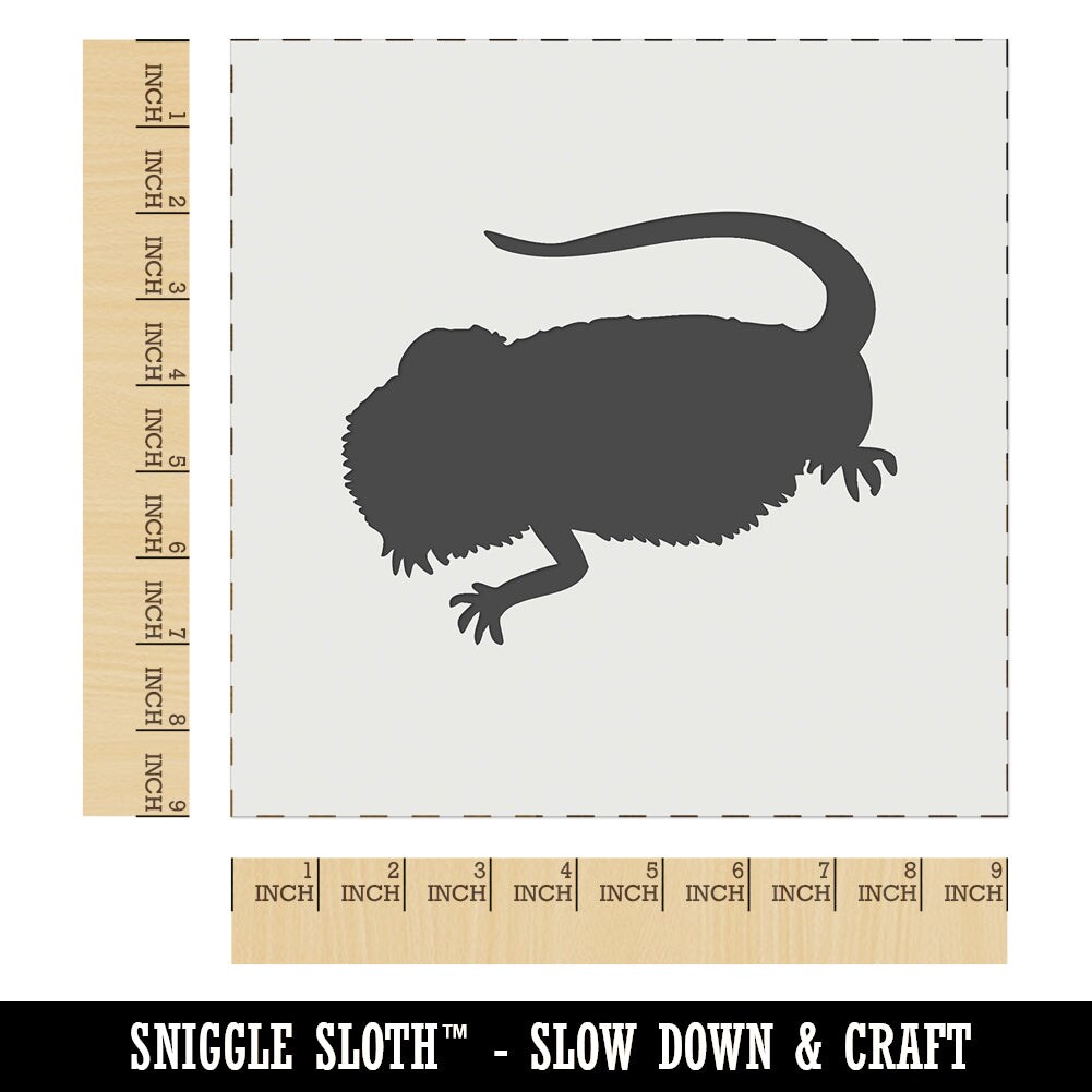 Bearded Dragon Solid Wall Cookie DIY Craft Reusable Stencil | Michaels