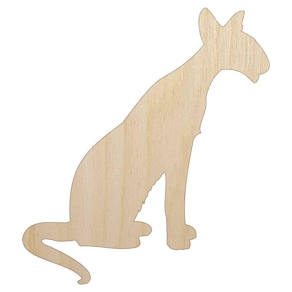 Siamese Cat Solid Unfinished Wood Shape Piece Cutout for DIY Craft ...