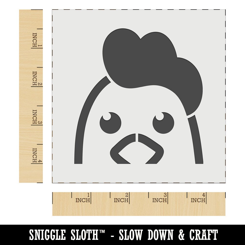 Peeking Chicken Wall Cookie DIY Craft Reusable Stencil | Michaels
