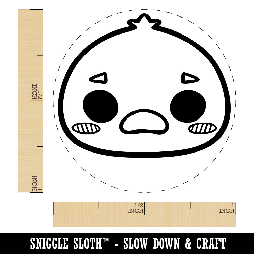 Charming Kawaii Chibi Duck Goose Face Blushing Cheeks Farm Eggs Self ...