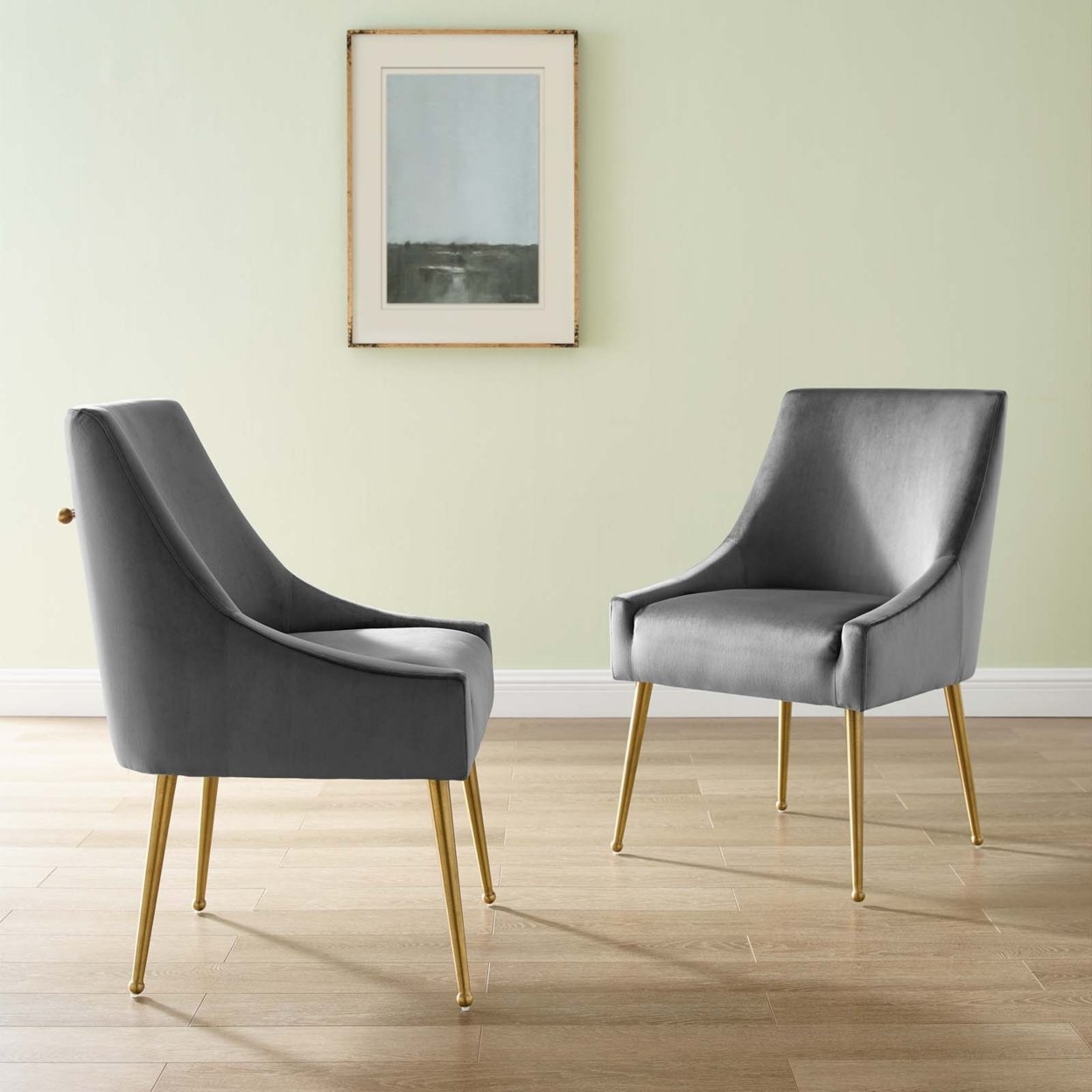 Modway Discern Upholstered Performance Velvet Dining Chair Set of 2-EEI ...