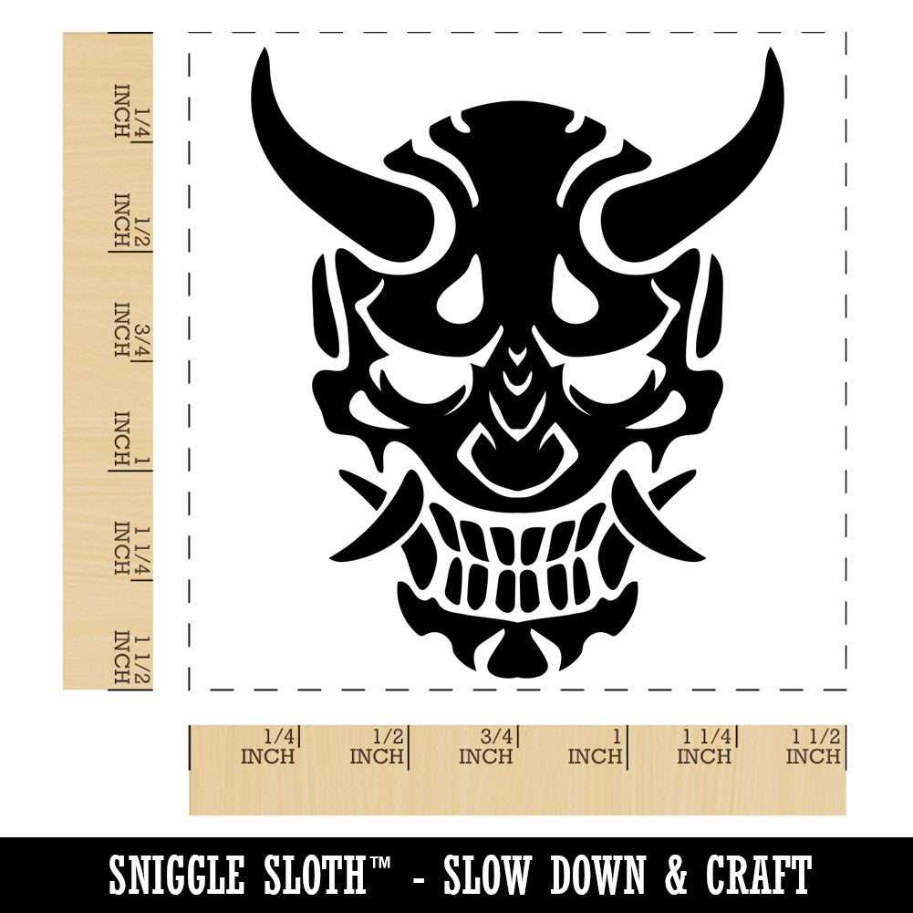 Oni Japanese Ogre Demon Self-Inking Rubber Stamp Ink Stamper | Michaels