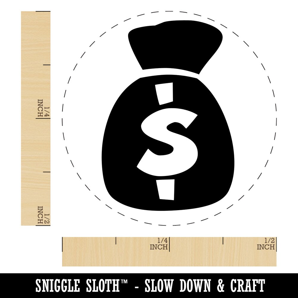 Bag of Money Self-Inking Rubber Stamp for Stamping Crafting Planners ...