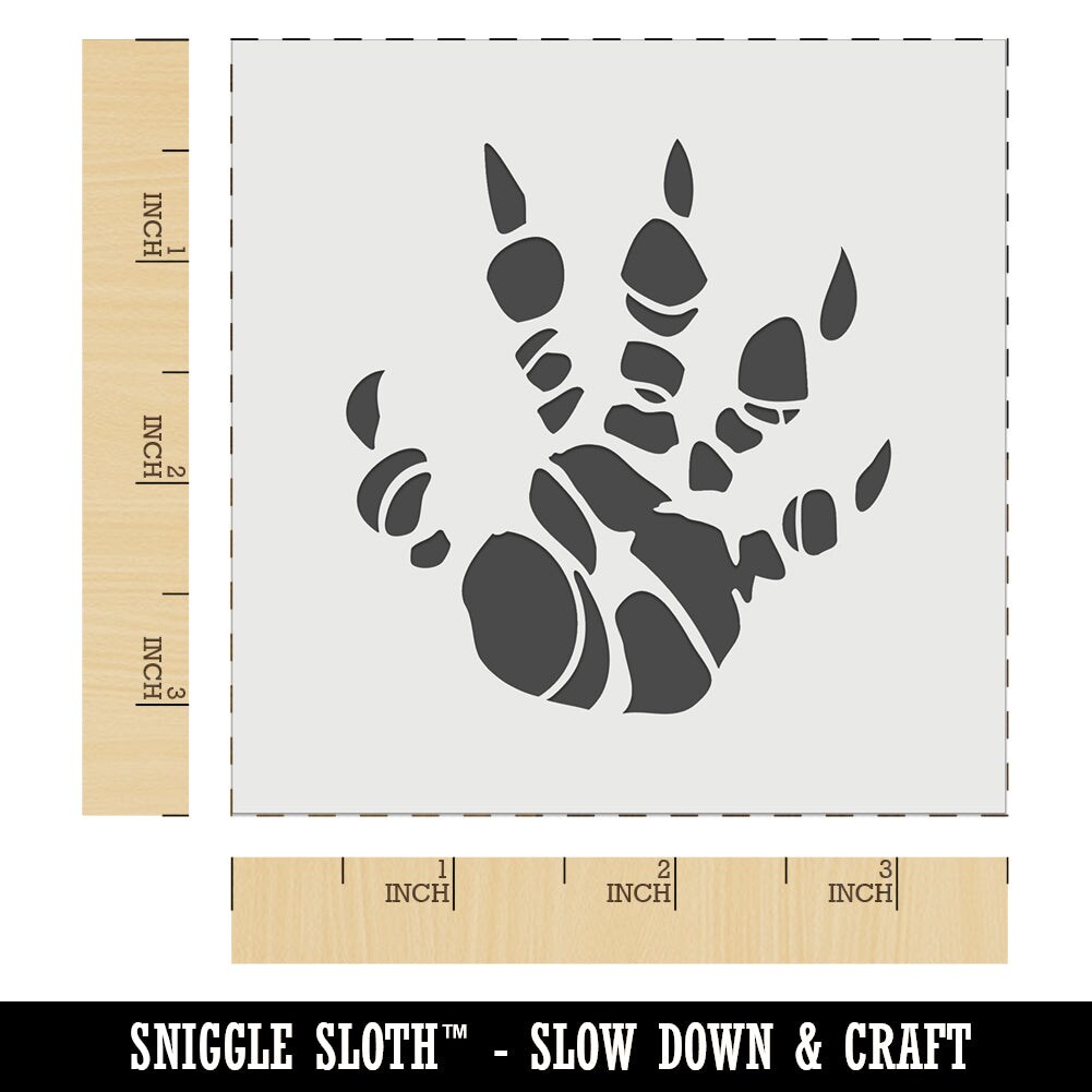 Dragon Claw Footprint Talon Wall Cookie DIY Craft Reusable Stencil ...