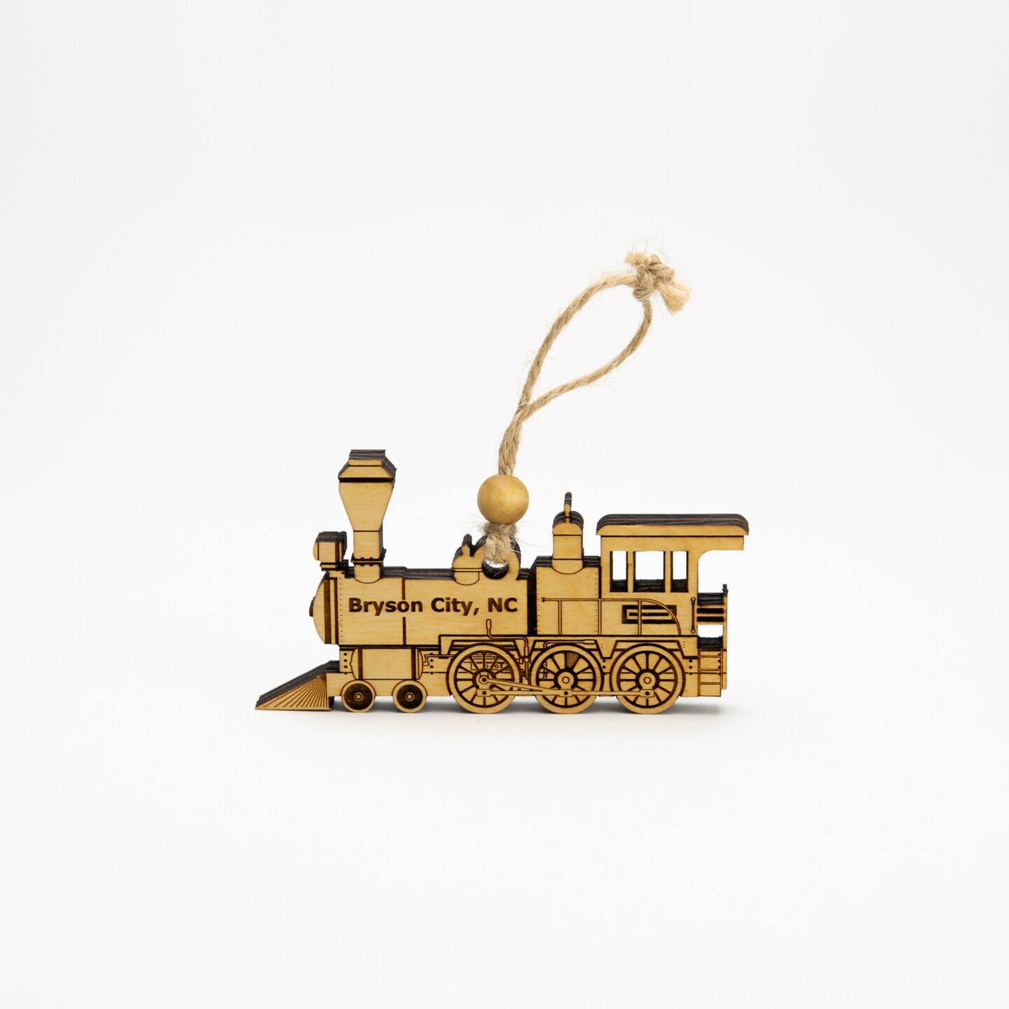 Personalized Wooden Steam Train Engine Ornament | MakerPlace by Michaels