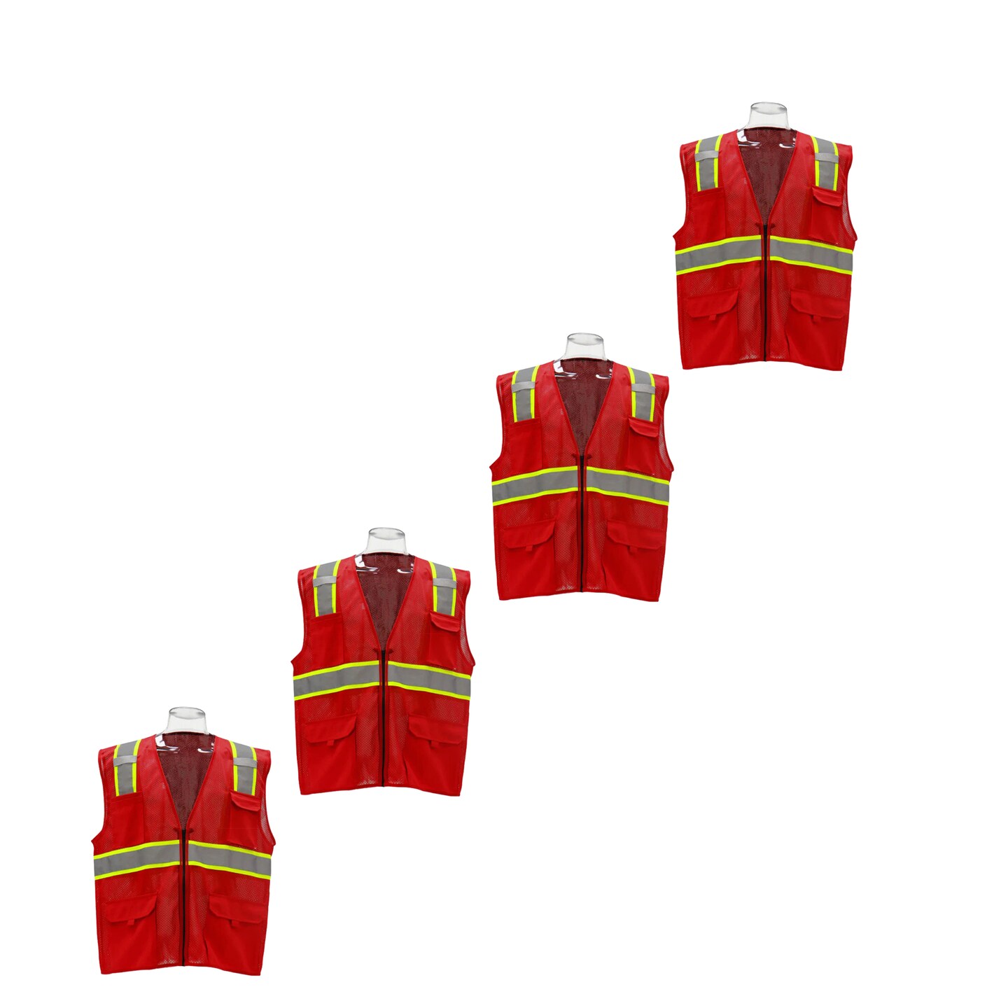 Multi Colors and Pocket Safety Vest | Utility, Work, and High ...