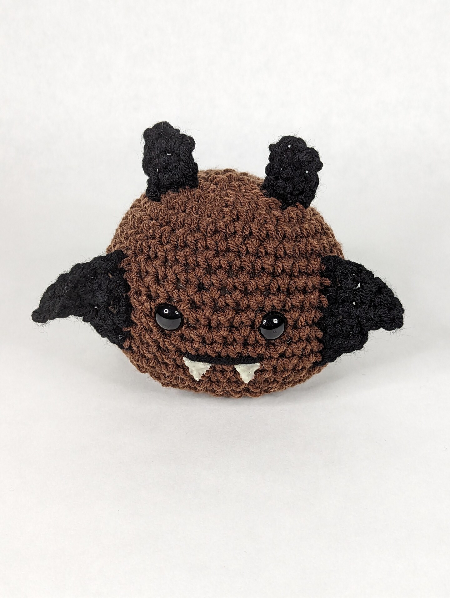 Brown crocheted bat plushie stuffed animal toy amigurumi | MakerPlace ...