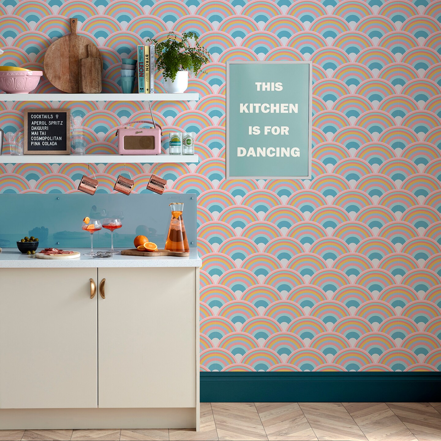 Envy Curve Sky Wallpaper, Color: Blue, Count: 1 | Michaels