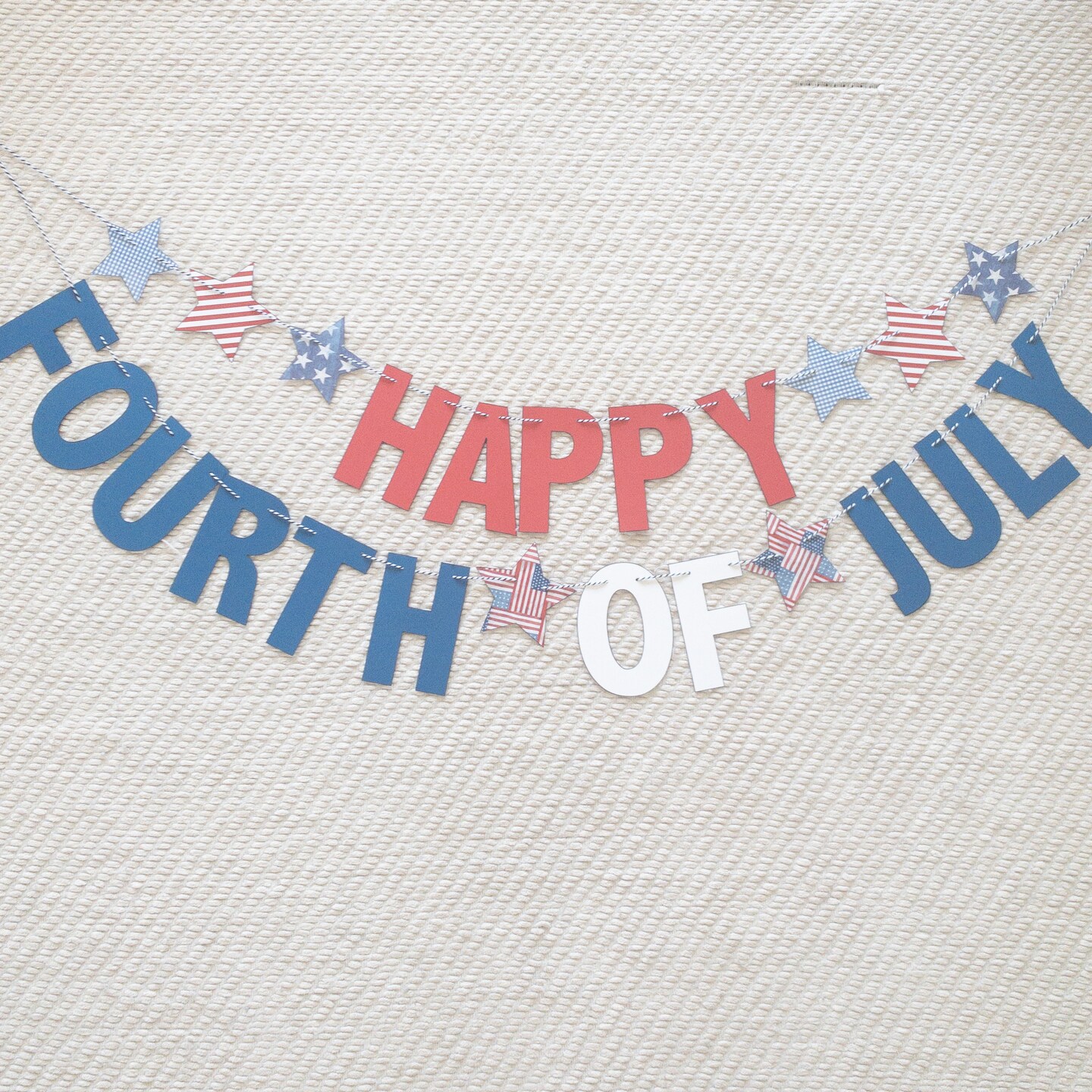 Fourth of July Patriotic USA Custom Paper Banner | MakerPlace by Michaels