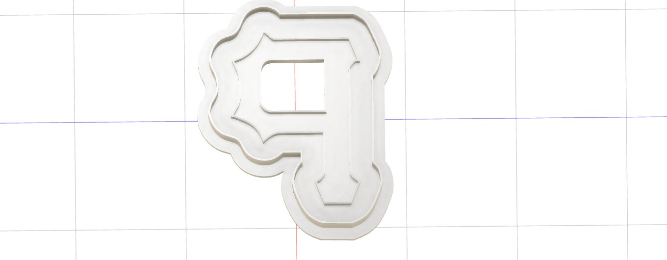3D Printed Cookie Cutter Inspired by Pittsburgh Pirates Logo ...