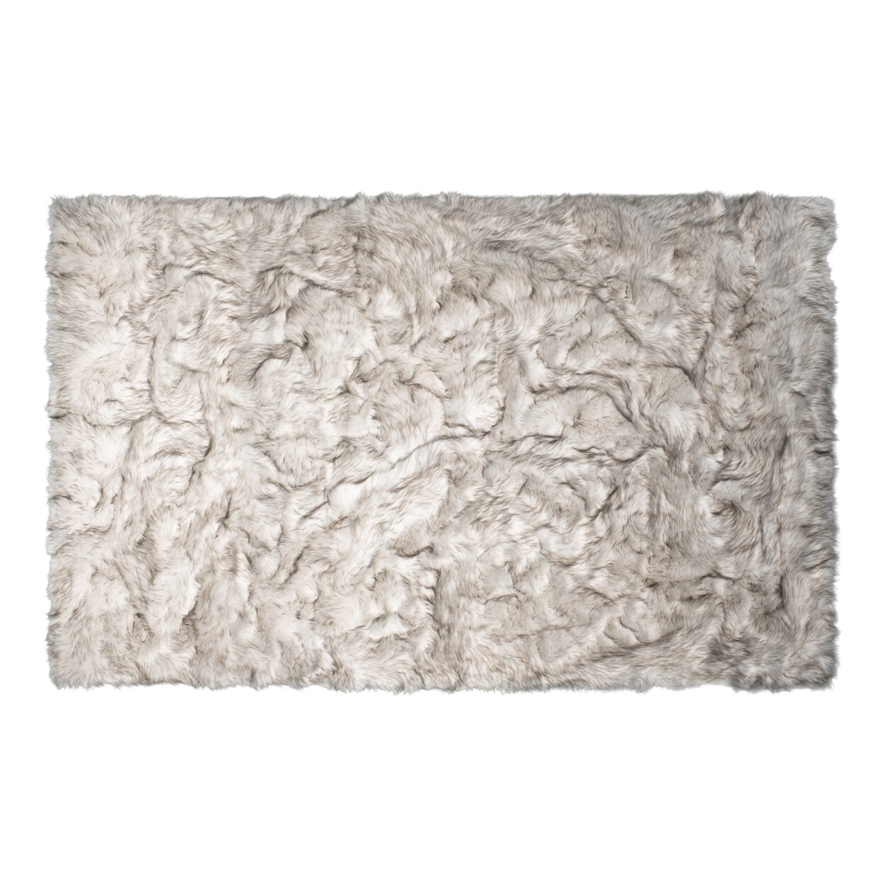 Buy in Bulk - Luxe Hudson Faux Sheepskin Rectangular Rug 1-Piece 5x8 ...