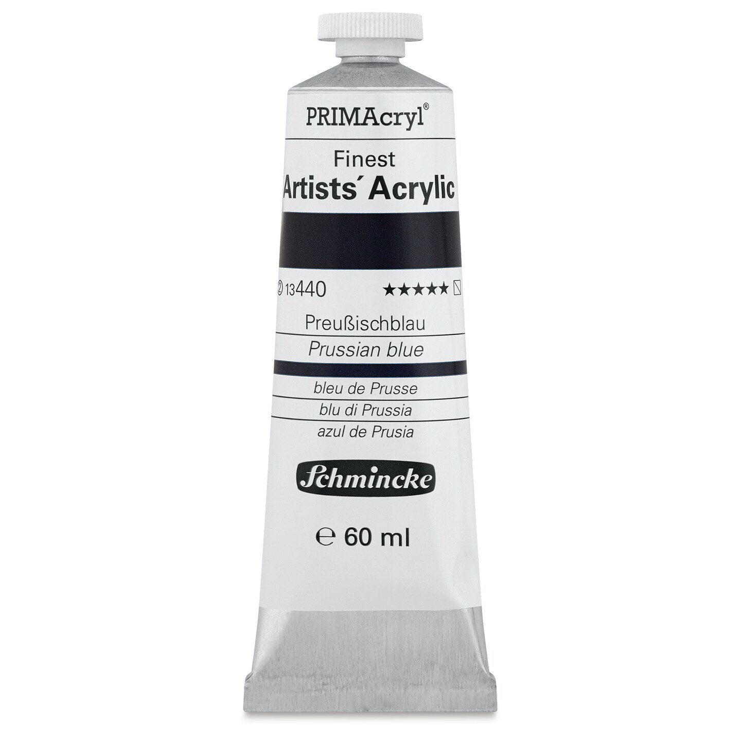 Schmincke Primacryl Finest Artists' Acrylic Paint - Prussian Blue, 60 ...