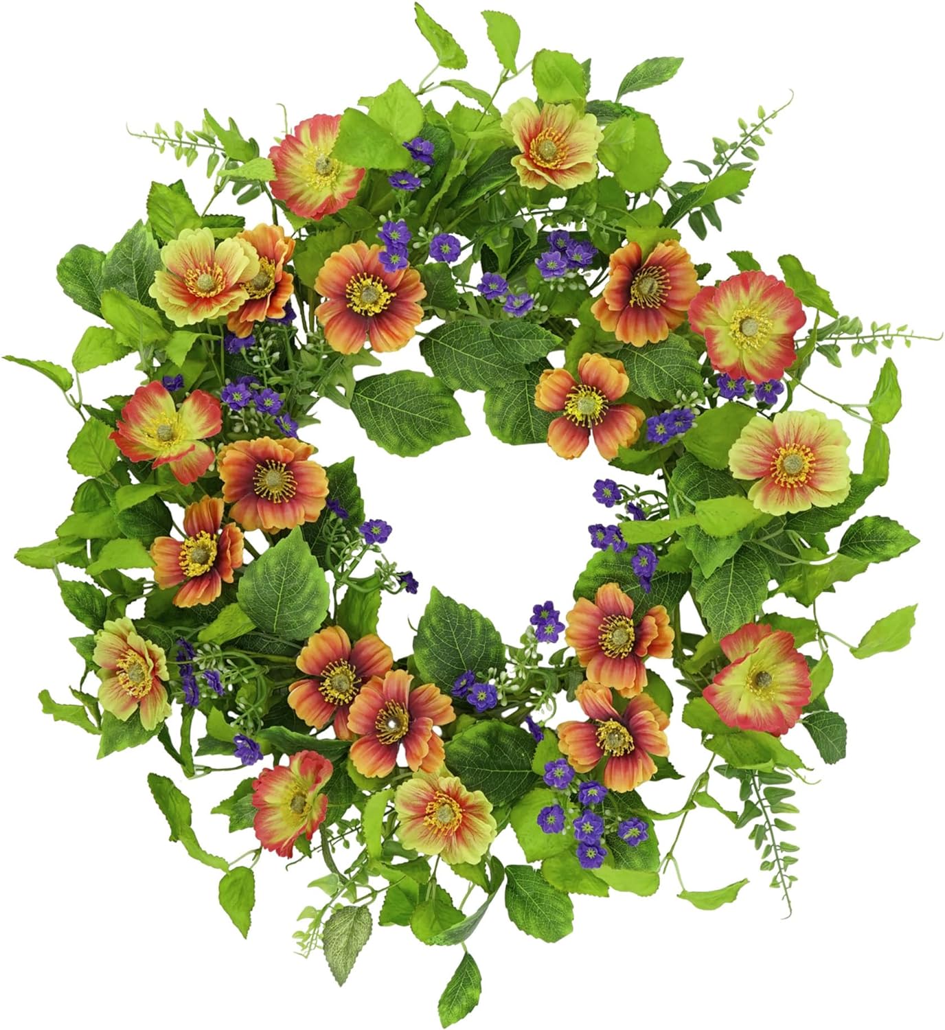 Welcome Spring in Style: 18" Farmhouse Spring Wreaths for Your Home ...