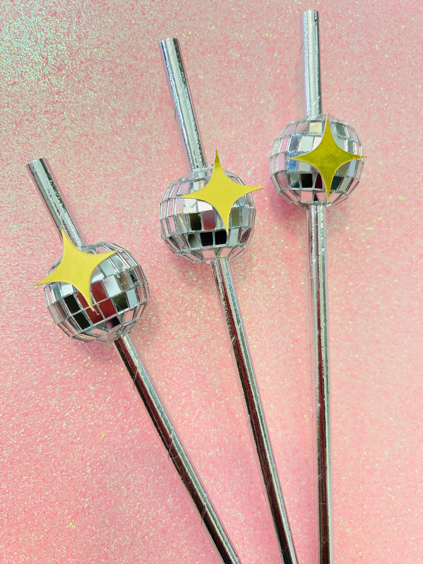 Disco Ball Straws | Disco Party | Mirror Ball| Disco Party Supplies ...