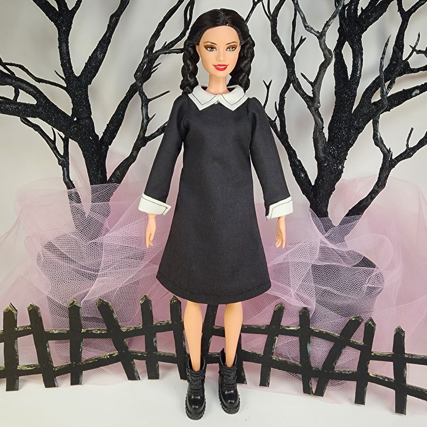 Wednesday Addams Dress for Barbie | MakerPlace by Michaels