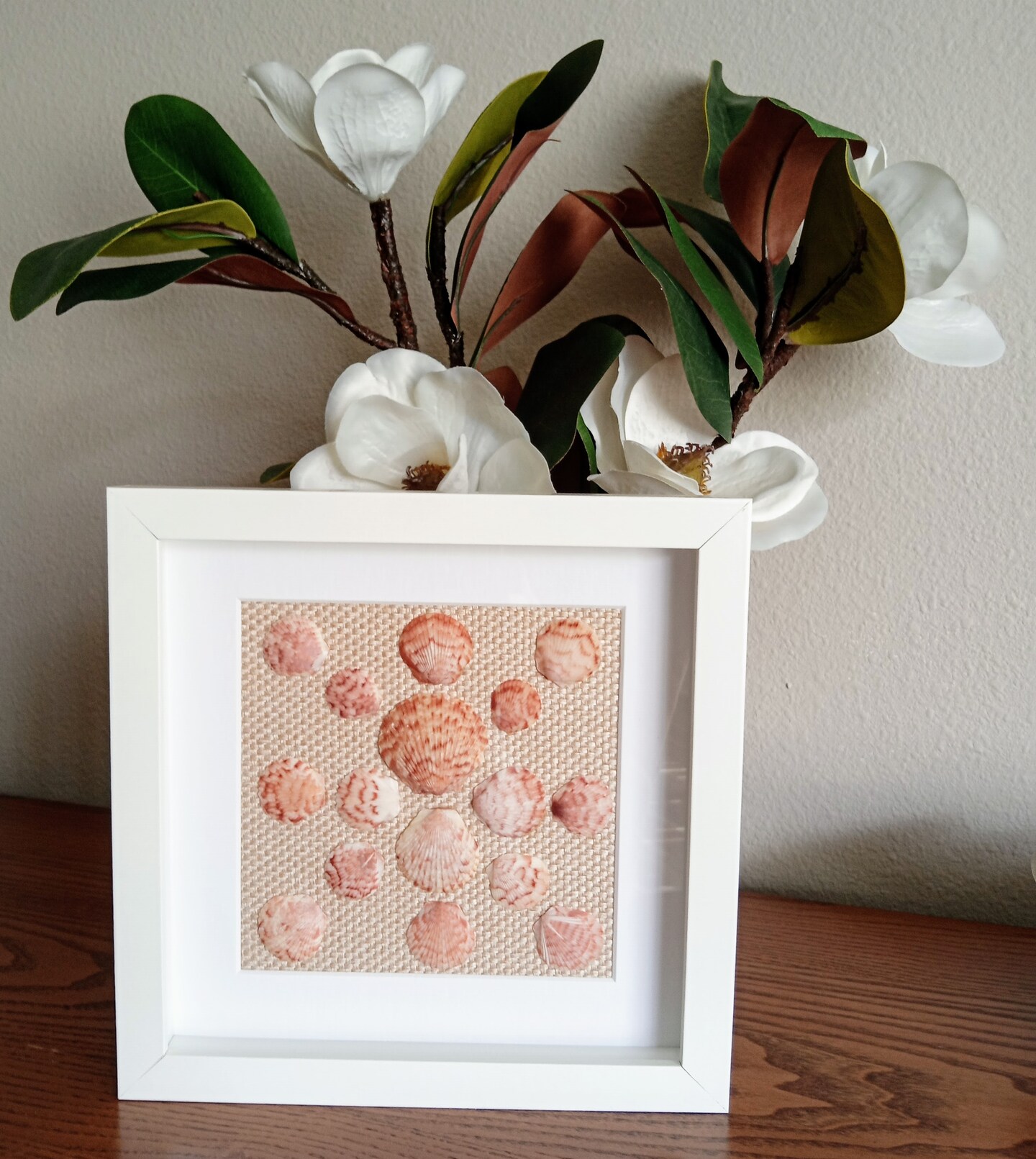 8x8 Shadow Box Framed Seashell Art | MakerPlace by Michaels