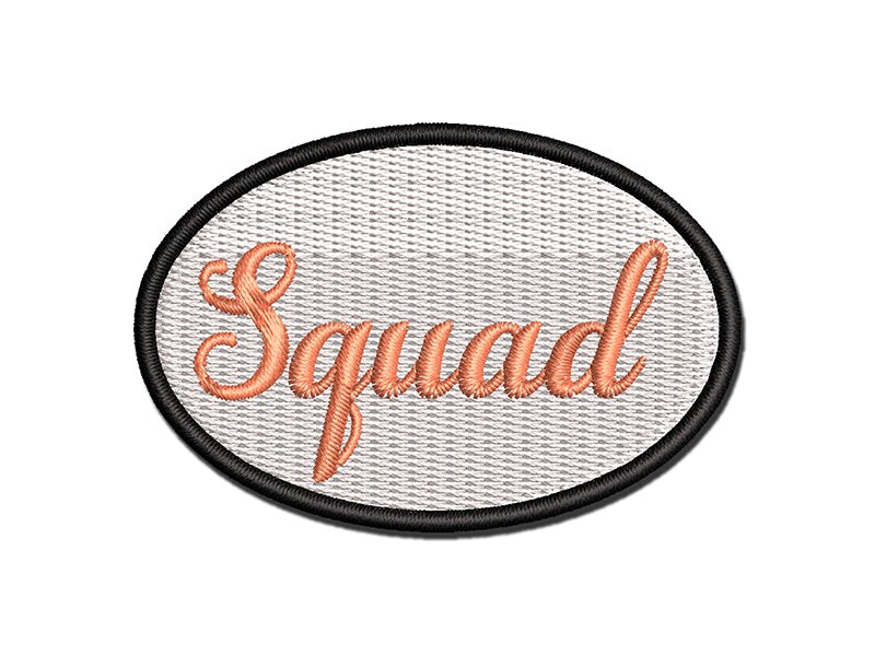 Wedding Squad Party Group Multi-Color Embroidered Iron-On or Hook ...