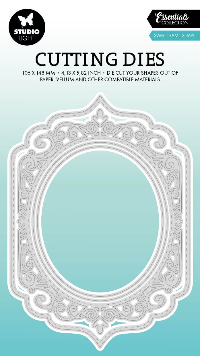 Studio Light Essentials Cutting Dies-Nr. 714, Swirl Frame Shape | Michaels