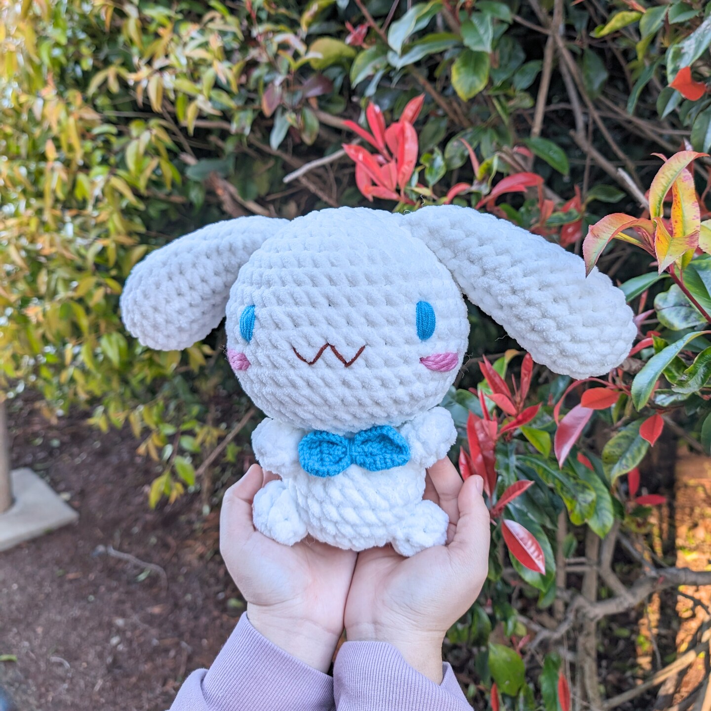 Cinna Roll Crocheted Plush, Cloud Dog, Animal Plush, Amigurumi ...