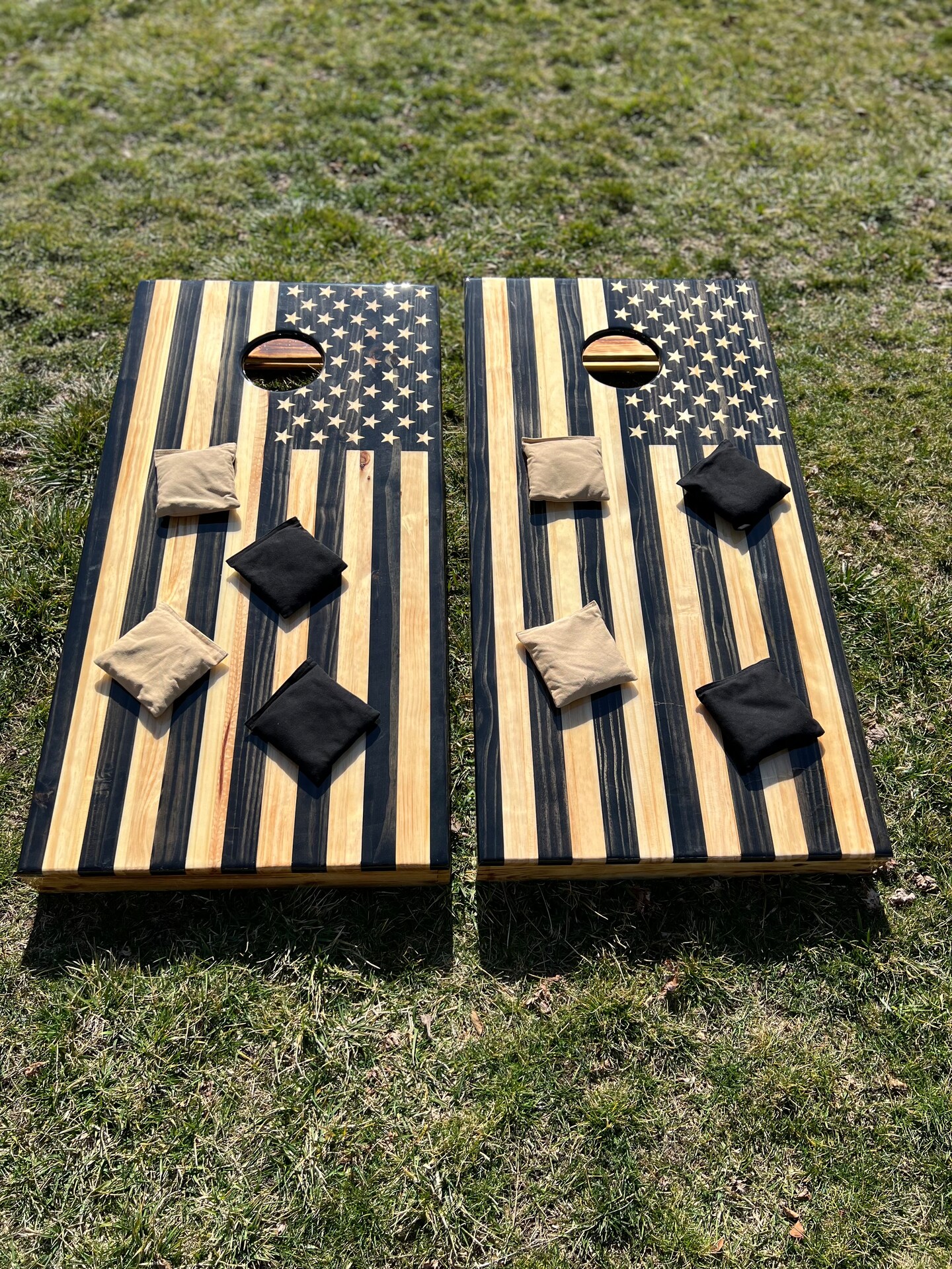 Solid Pine Epoxy Coated Cornhole Board set | MakerPlace by Michaels
