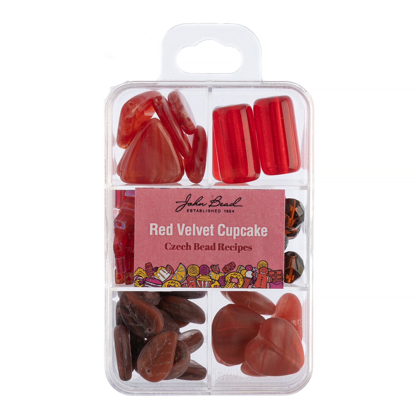 John Bead Recipe Box Czech Glass Beads Kit | Michaels