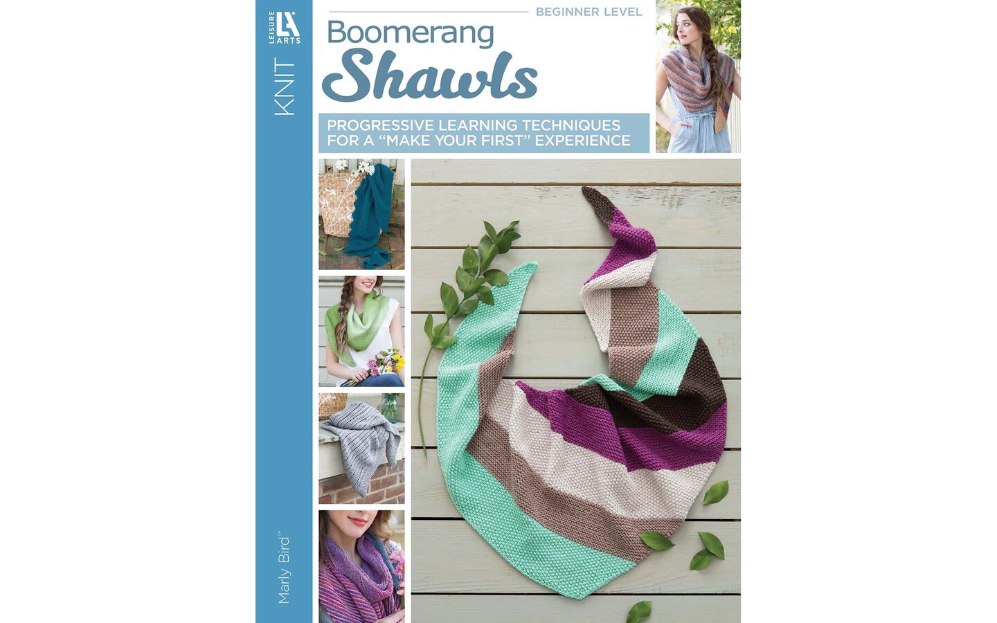 Leisure Arts Boomerang Shawls Knit Knitting Book | Michaels
