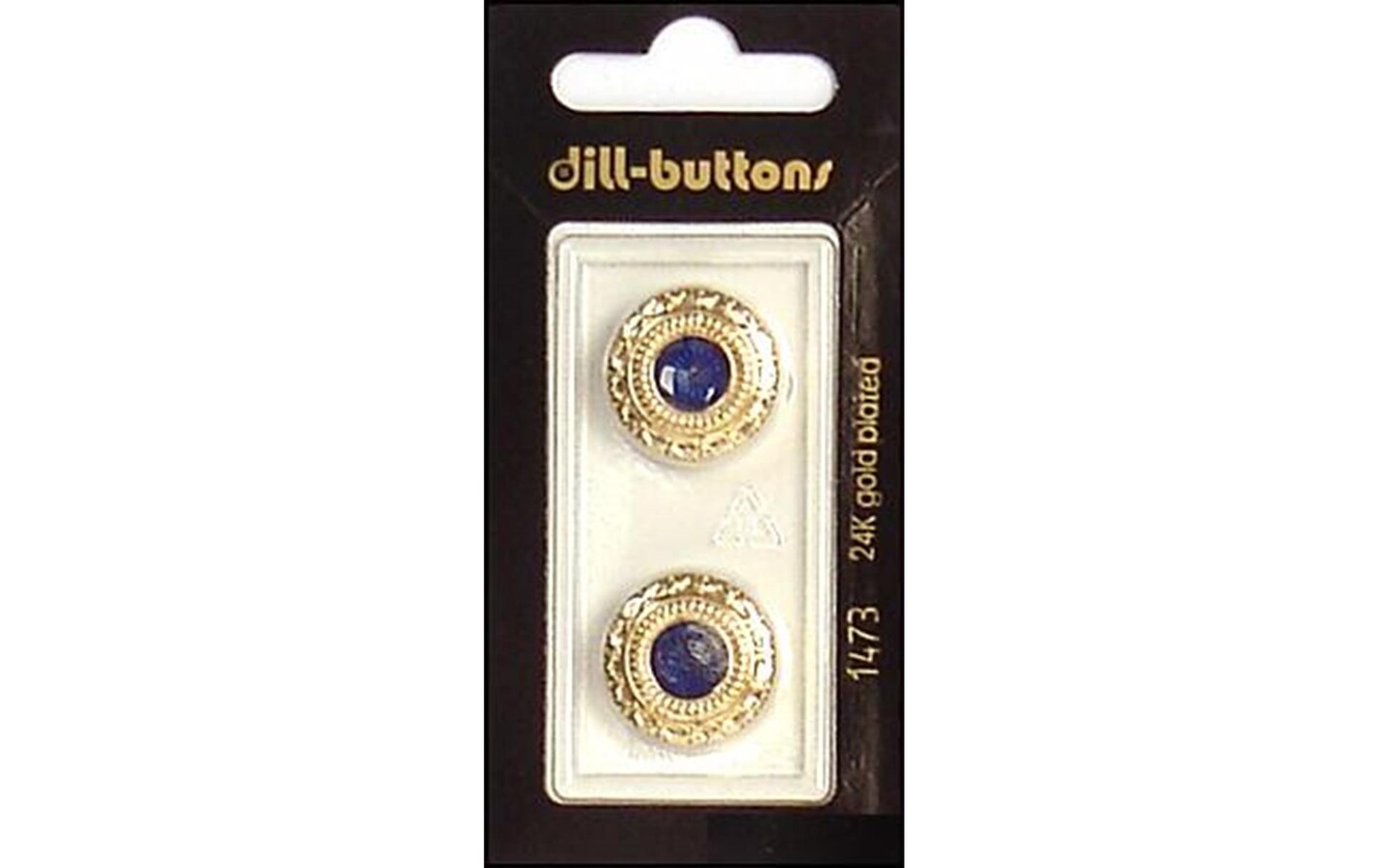 Dill Buttons 18mm 2pc Shank Enamel Navy | Michaels
