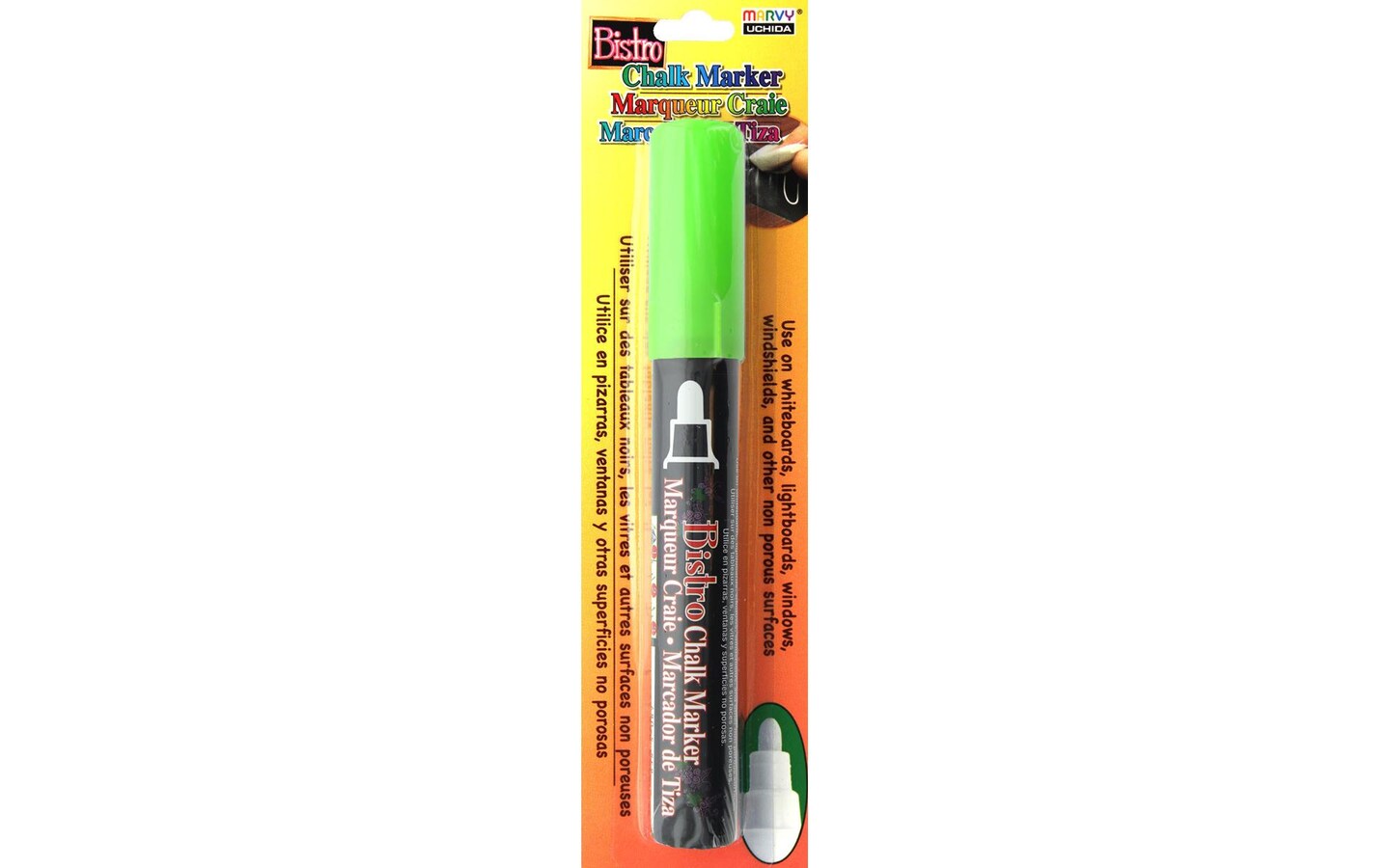 Uchida Bistro Chalk Marker Broad Card Fluor Green | Michaels