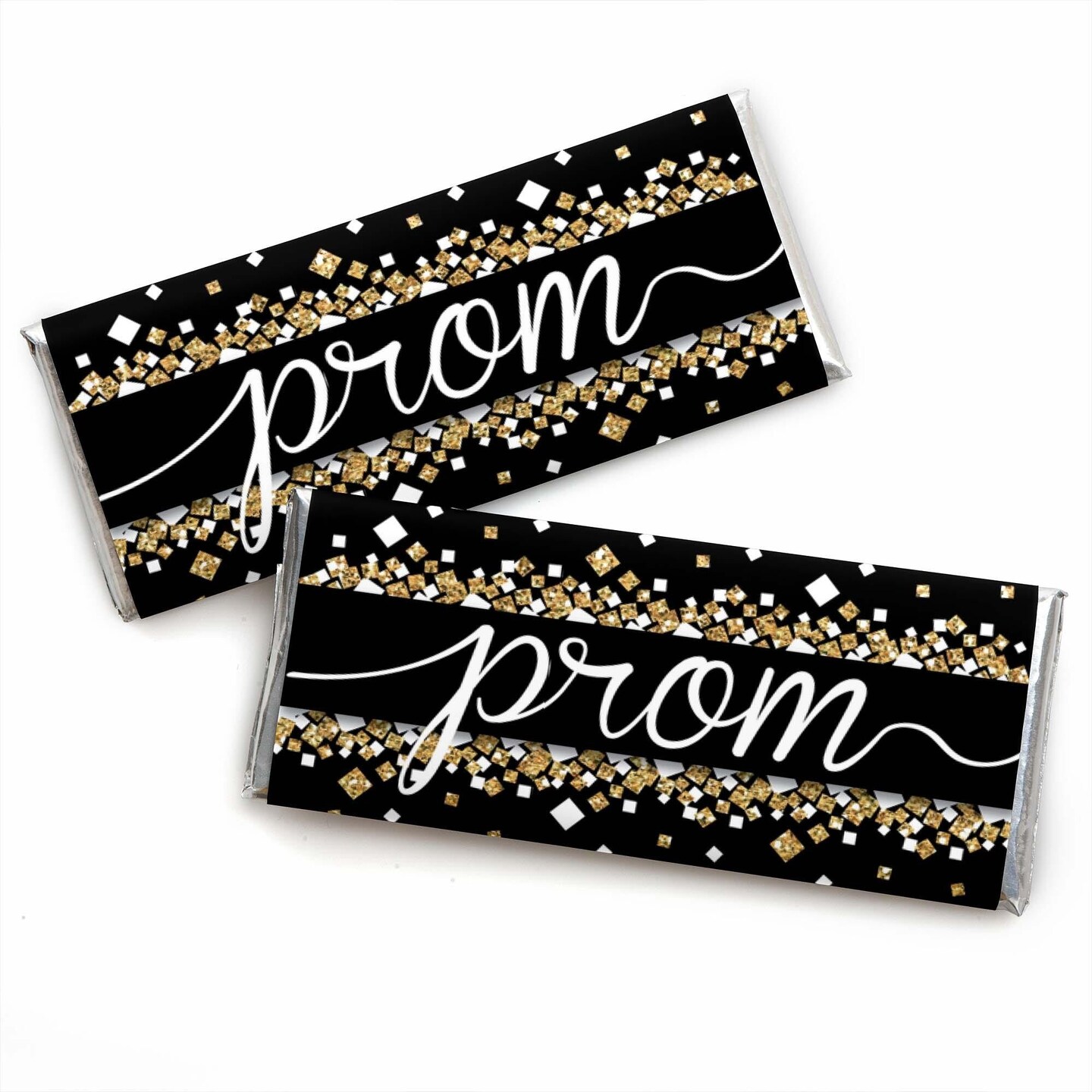 Big Dot of Happiness Prom - Candy Bar Wrapper Prom Night Party Favors ...