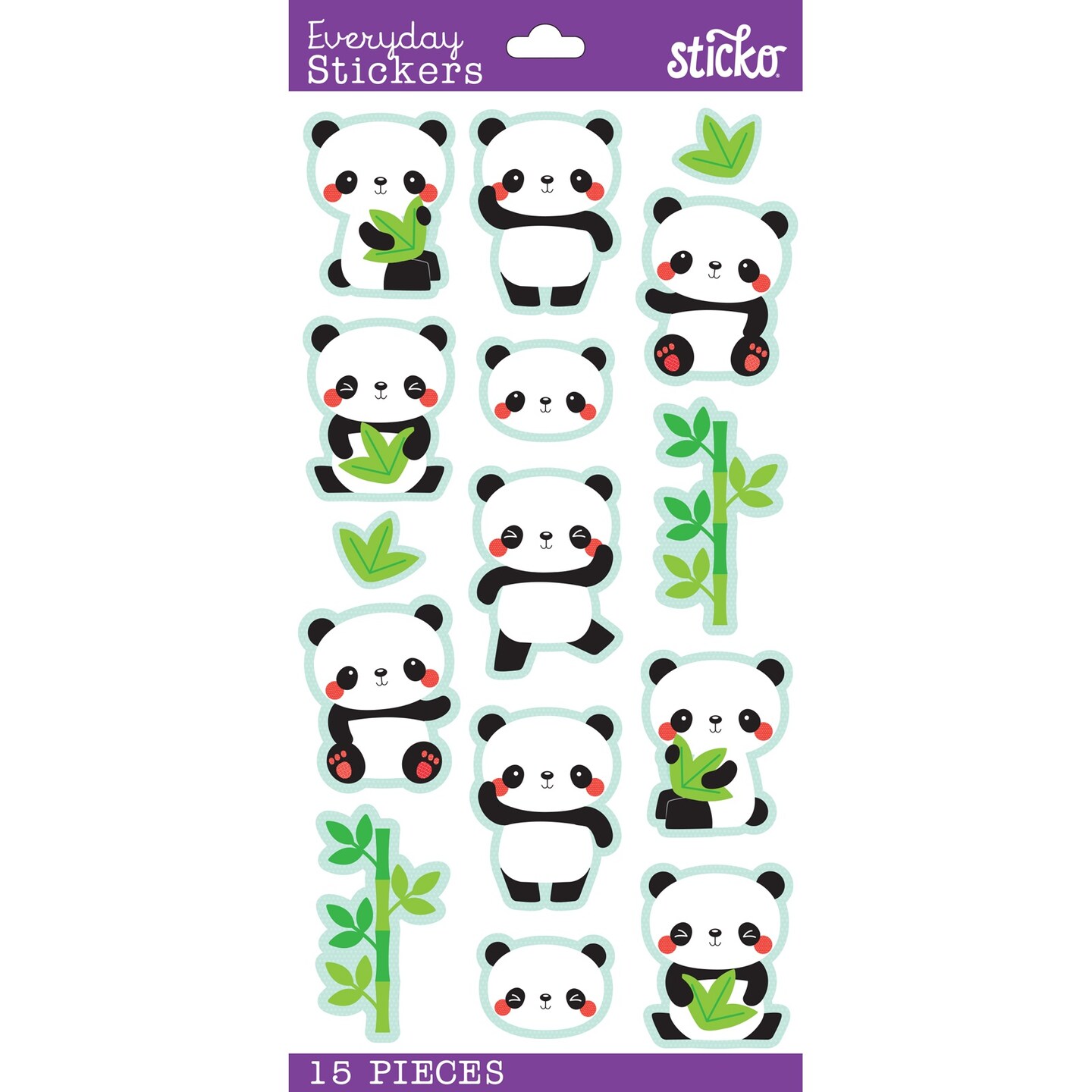 Sticko Themed Stickers-Rolly Polly Panda | Michaels
