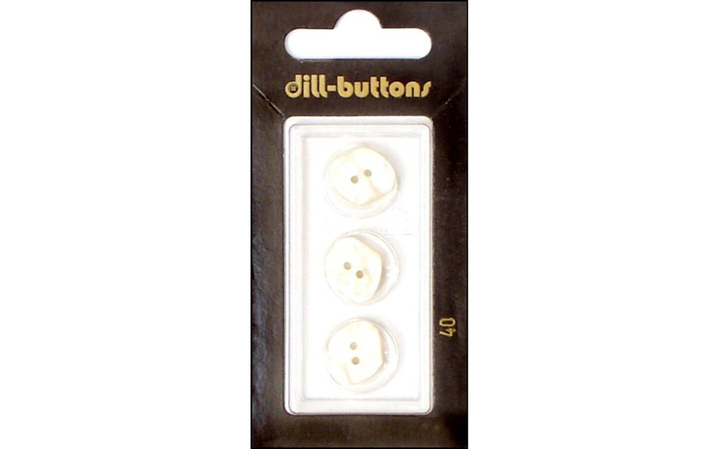 Dill Buttons 14mm 3pc 2 Hole White | Michaels