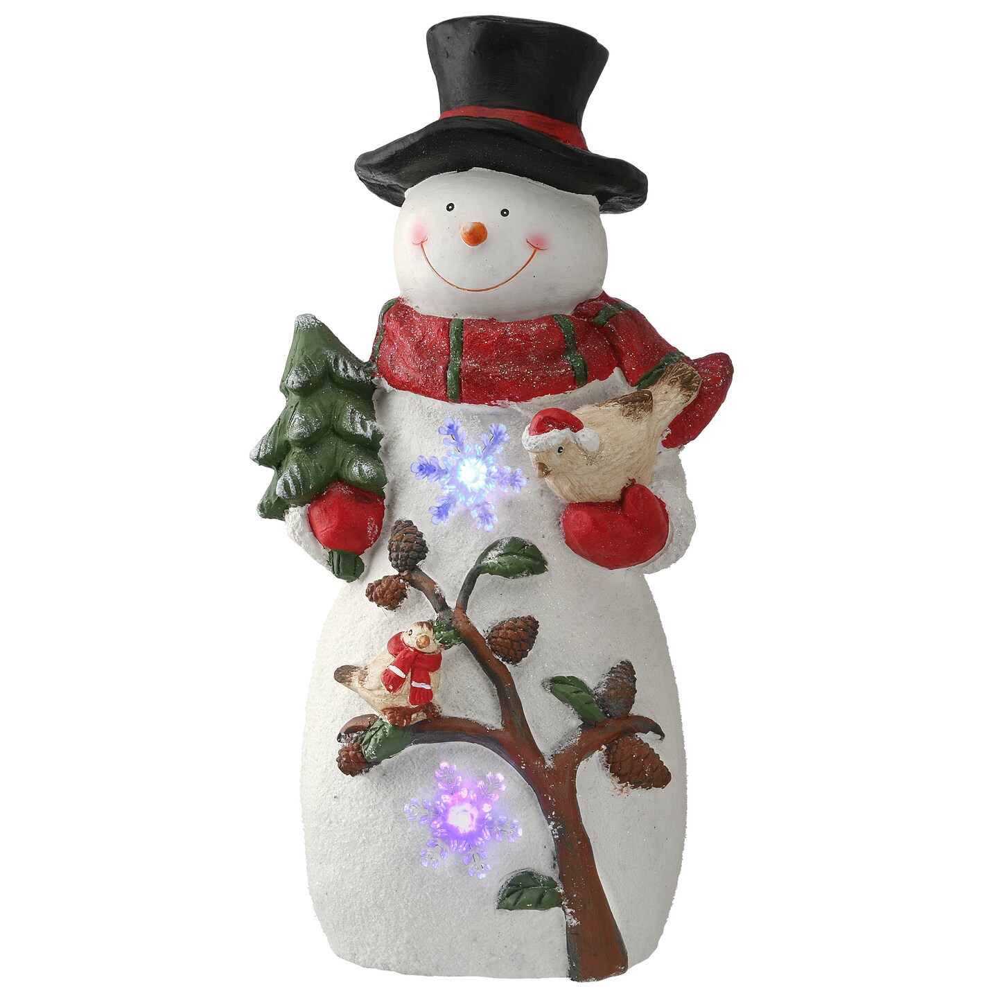 22" Lighted Snowman Décor Piece | Michaels