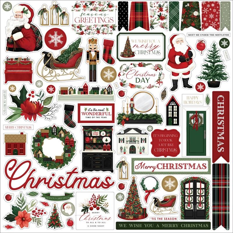 A Wonderful Christmas Element Sticker - Carta Bella | Michaels