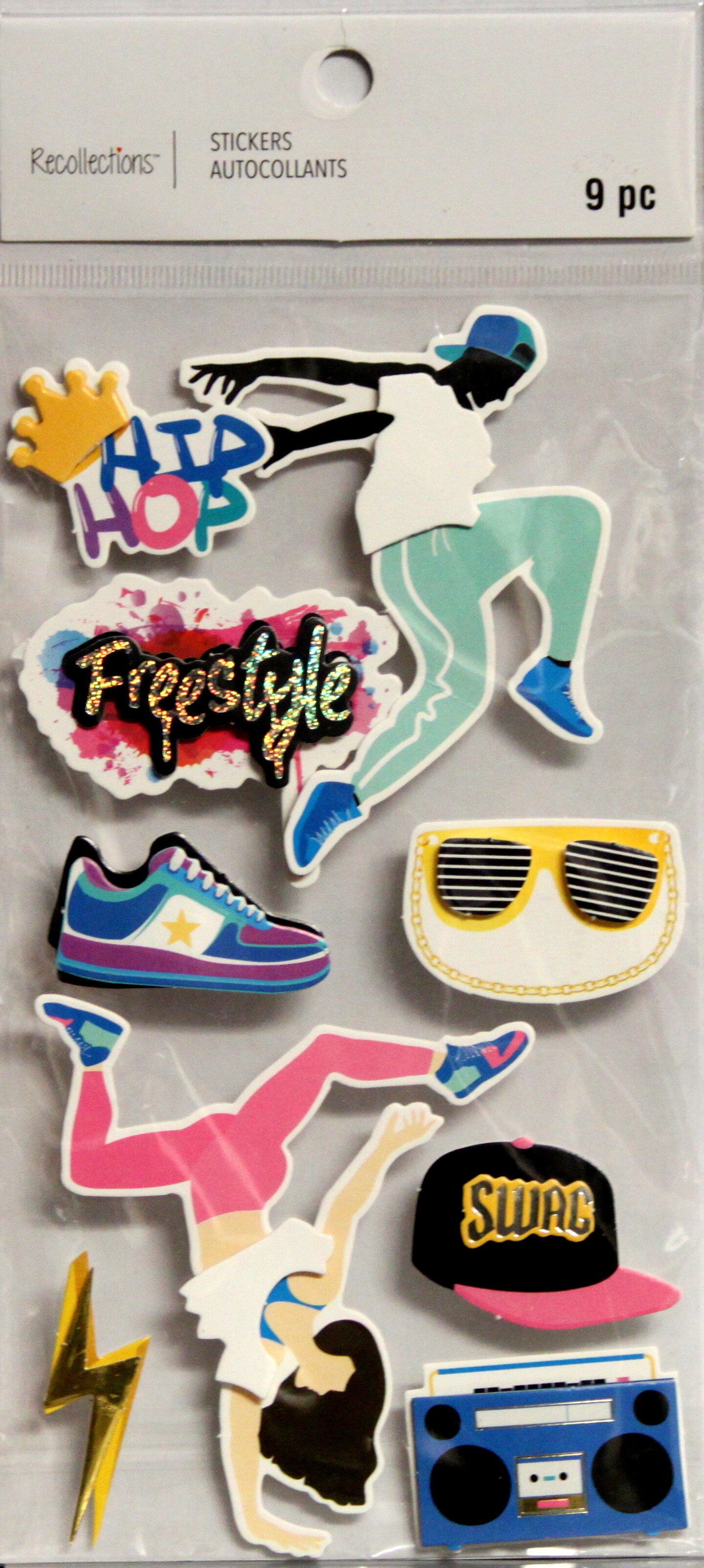 Recollections Hip Hop Dance Dimensional Stickers | Michaels