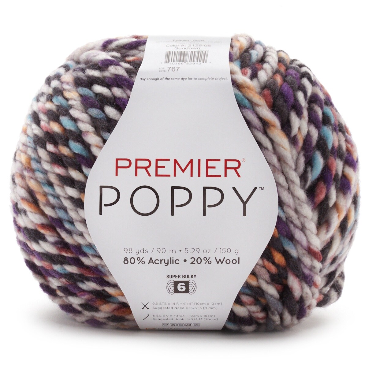 Premier Poppy Yarn-Sundown | Michaels