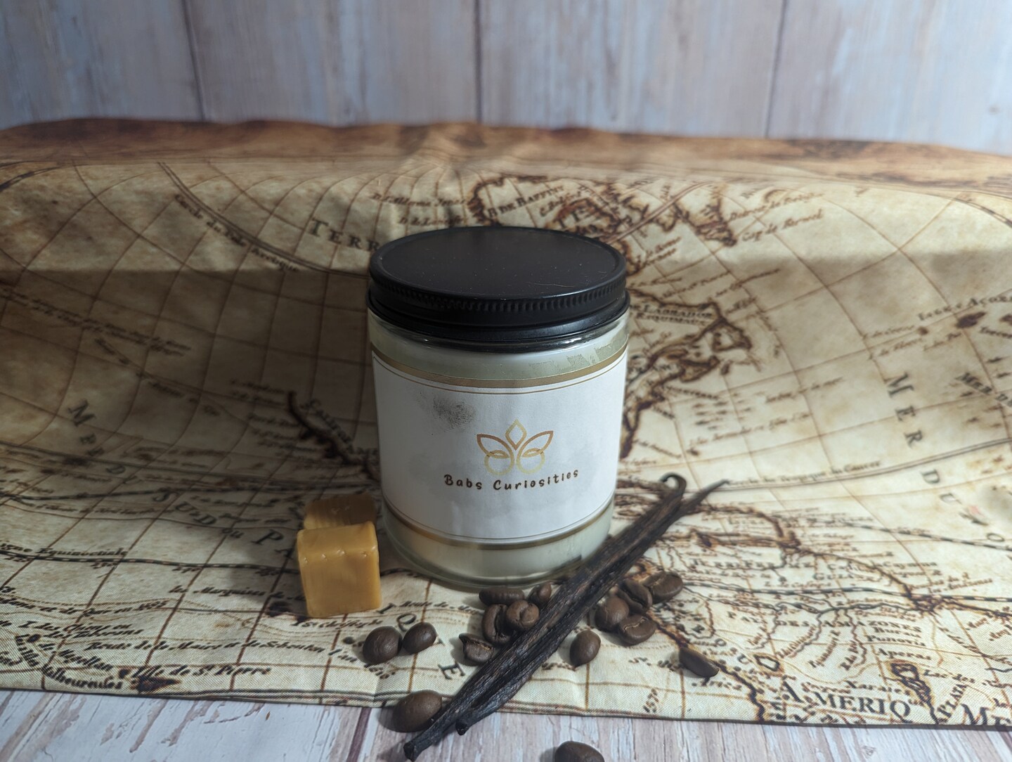 7 oz Caramel Latte Hand Crafted Candle. | MakerPlace by Michaels