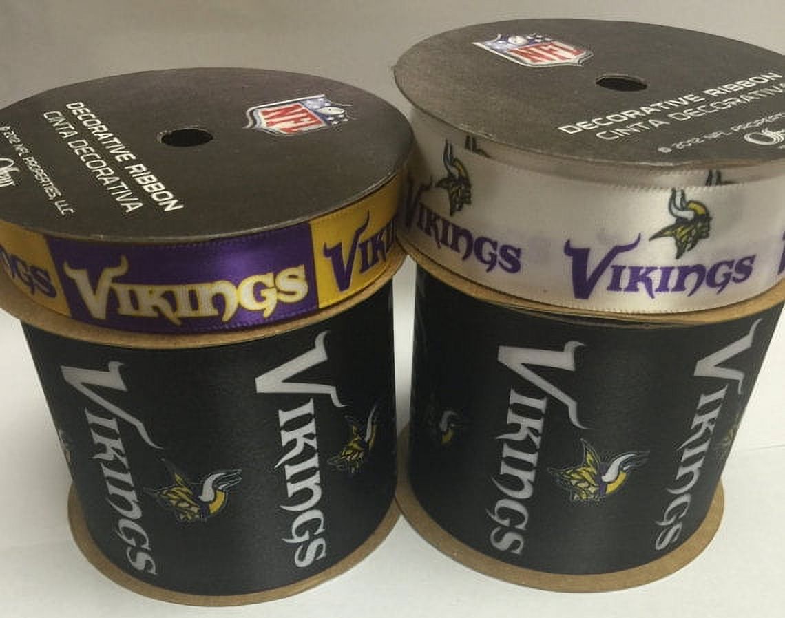 Vikings Printed Ribbon 4 Pack | Michaels