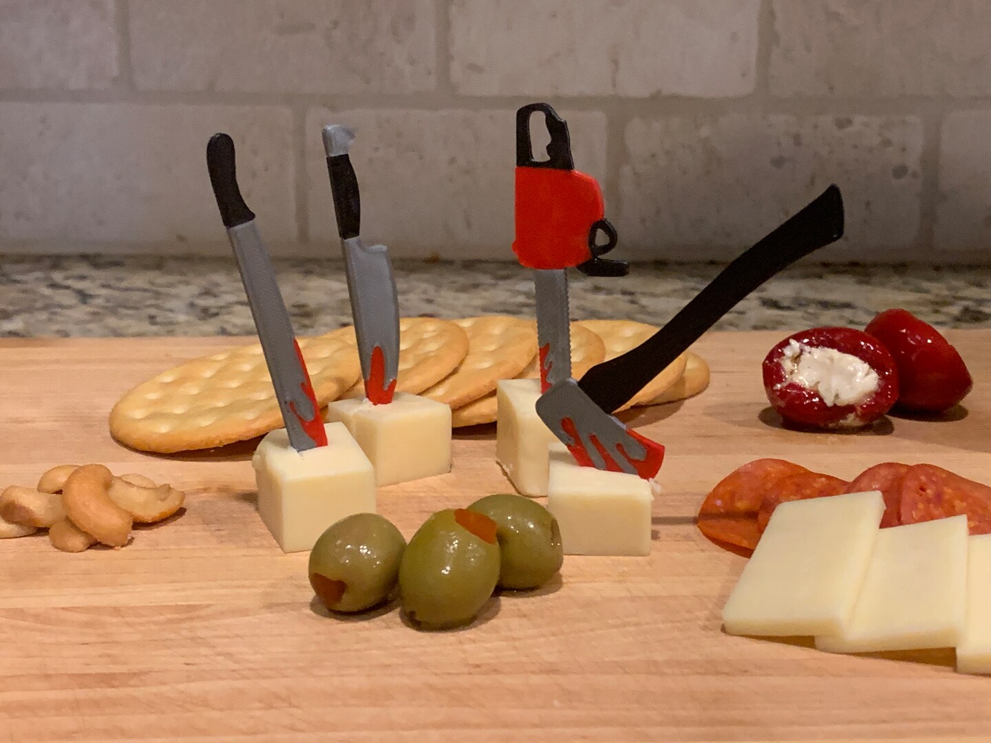 Halloween Food Pick - Set Pack of 20 Horror Cocktail picks - Halloween ...