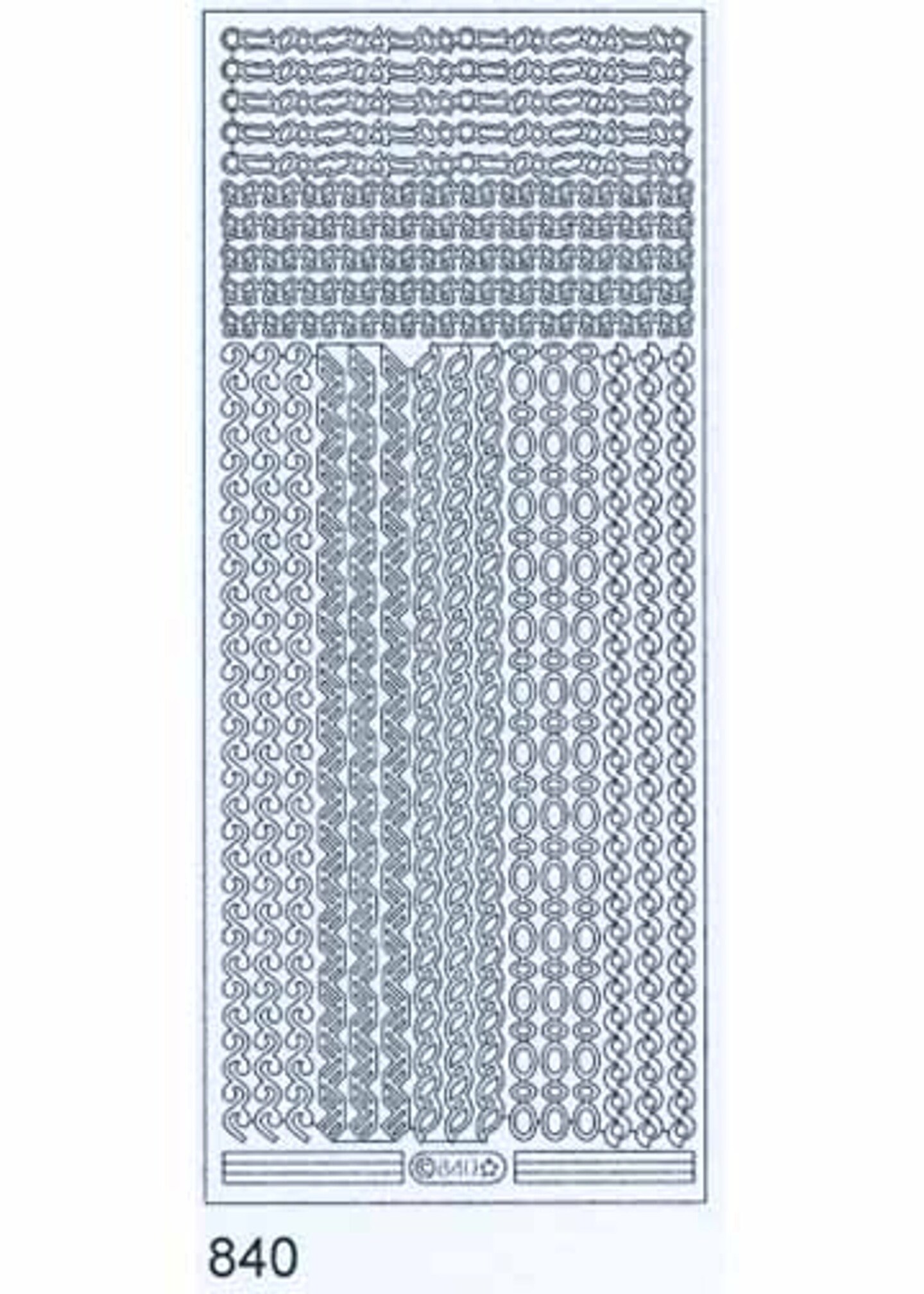 Starform Deco Stickers - Borders - Silver | Michaels