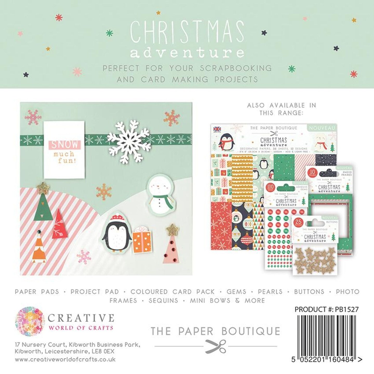 The Paper Boutique Christmas Adventure 8x8 Colour Card Pack | Michaels