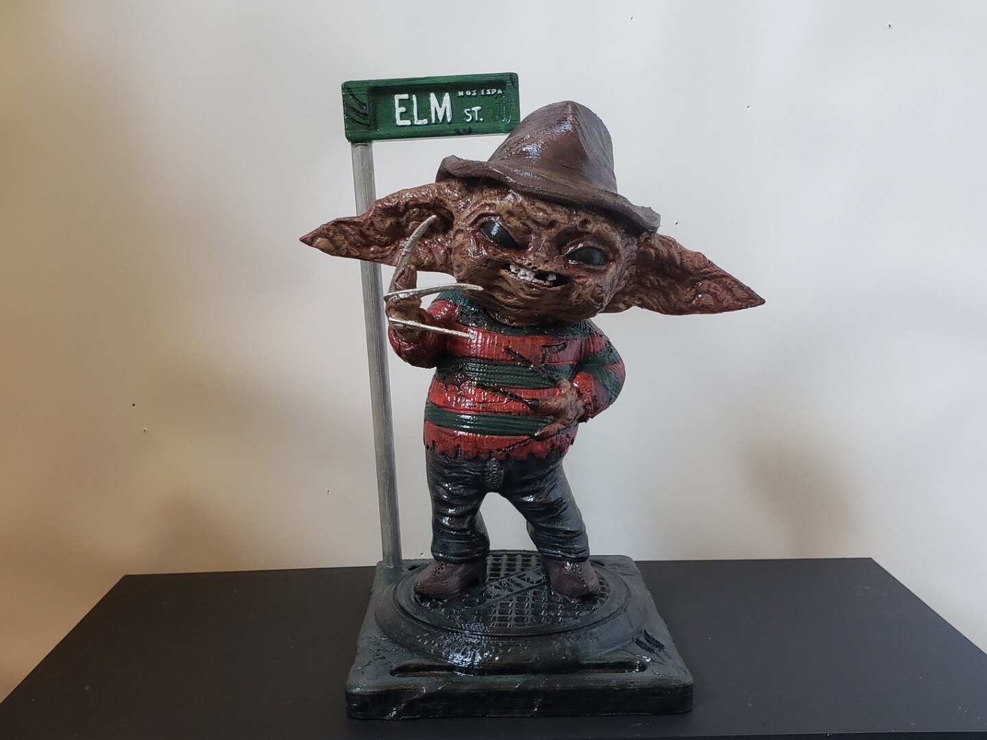 Grogu Freddy - 3D Printed Hand Painted Baby Yoda Fred Krueger What If ...