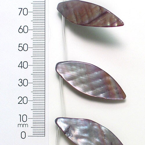 Sea Shell Hand Crafted Leaf Shape 15mm x 45mm Beads (16 pcs) | Michaels